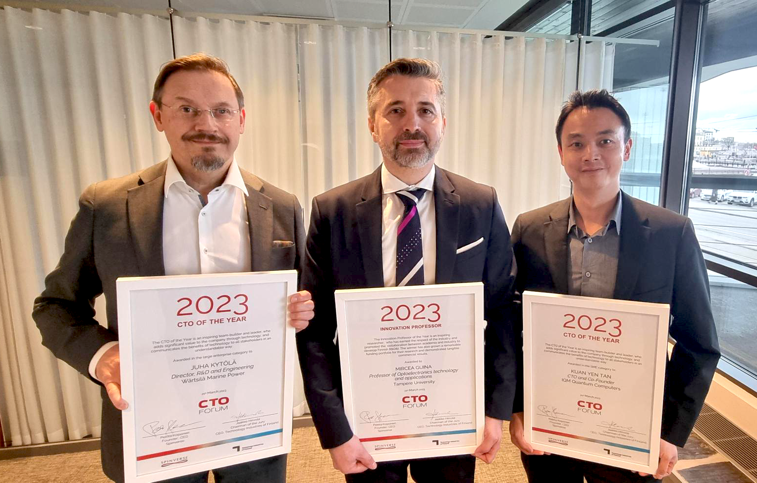 Vuoden 2023 teknologiajohtajiksi Wärtsilän Juha Kytölä ja IQM Quantum ...
