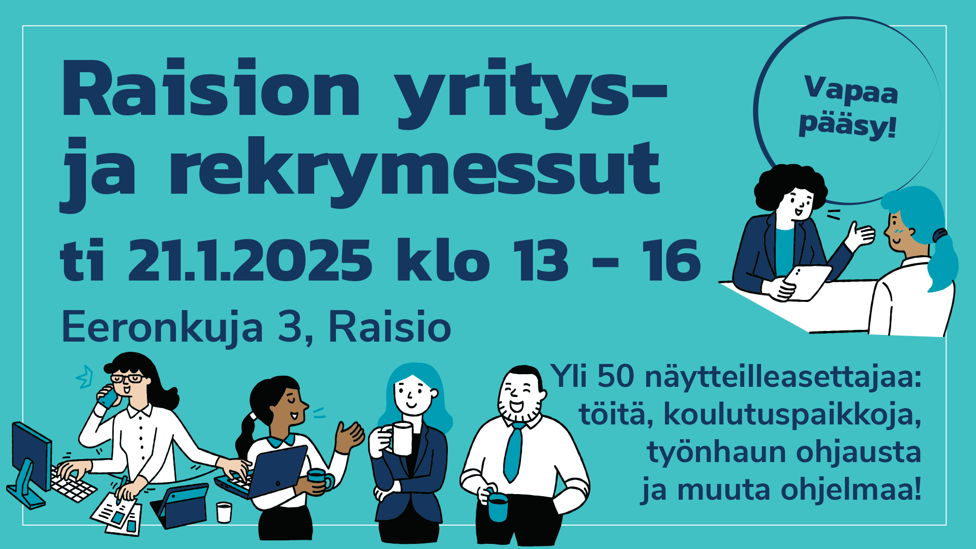 Raision yritys- ja rekrymessuilla yli 50 näytteilleasettajaa - Y-lehti