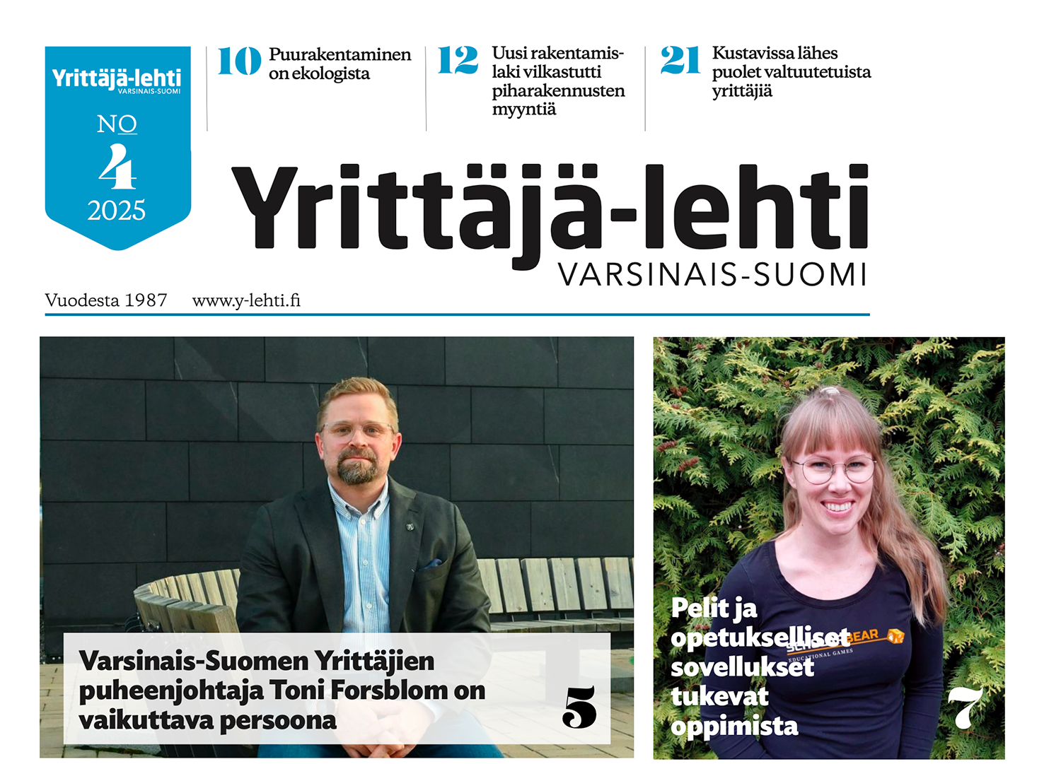 Yrittäjä-lehti Varsinais-Suomi, 04/2025 - Y-lehti